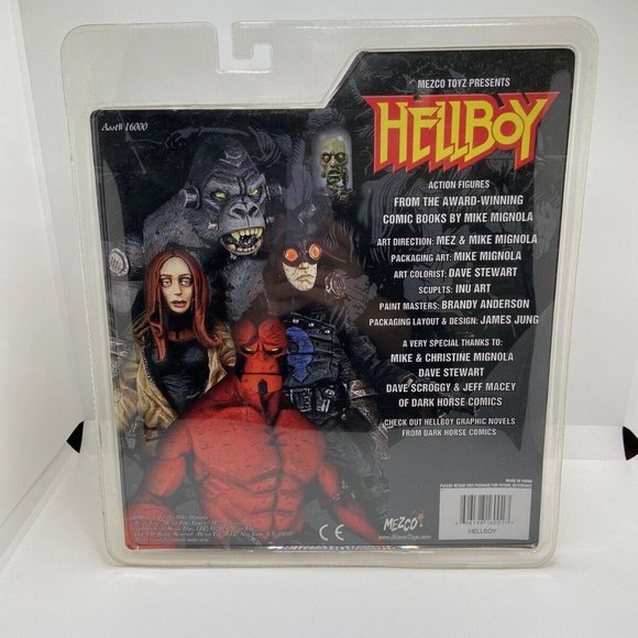 Toys | Mezco Toys Hellboy Comic Version Open Mouth Variant 205 Action ...